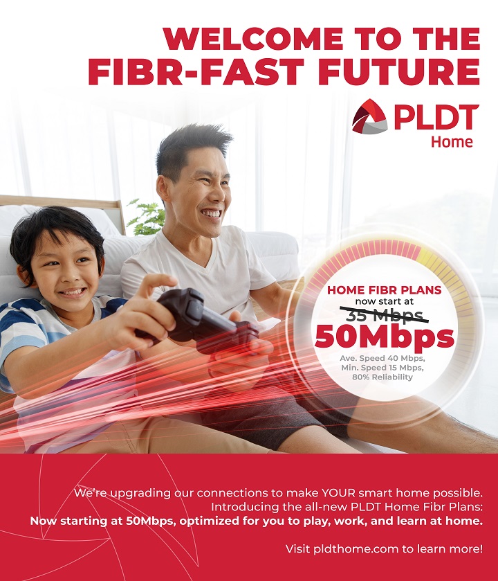 PLDT Fibr unveils plan up to 600 Mbps - People's Domain