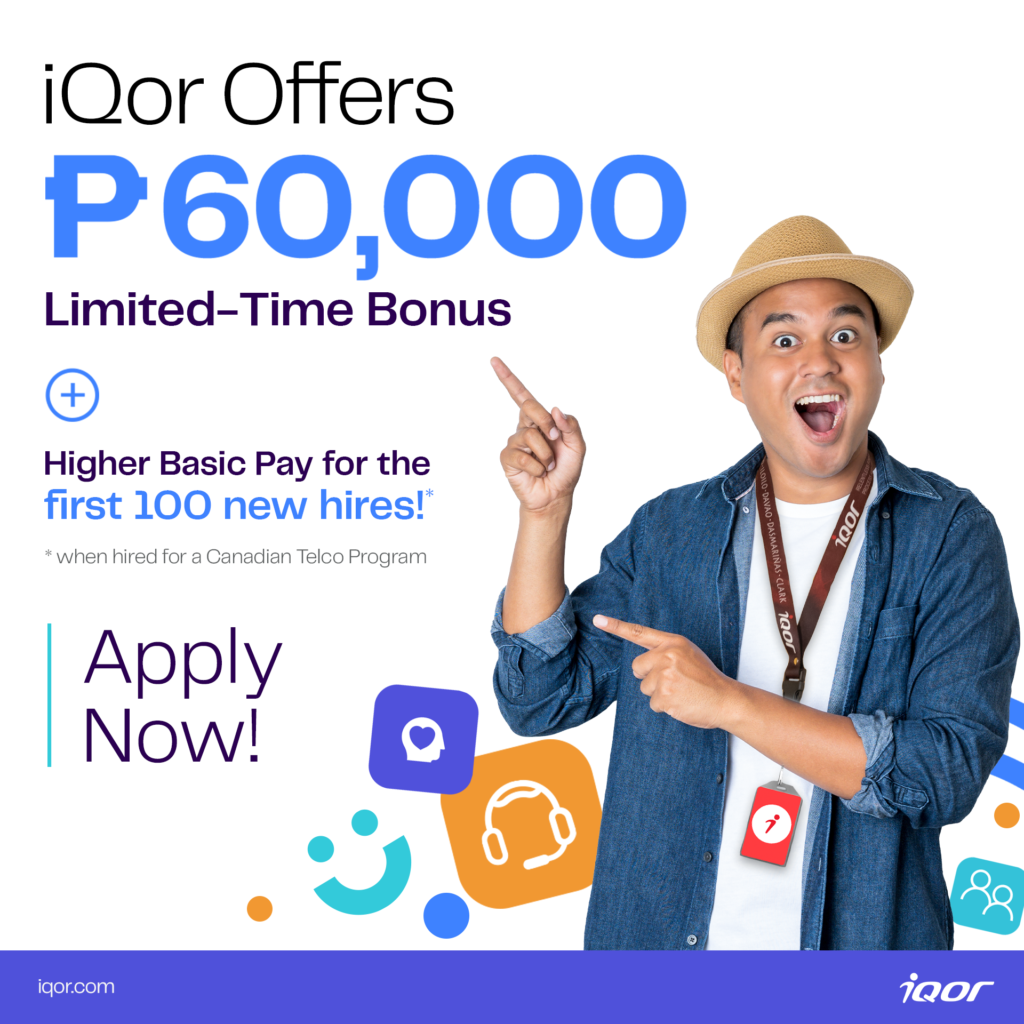 iQor Offers 60K Peso New Hire Premium - People's Domain